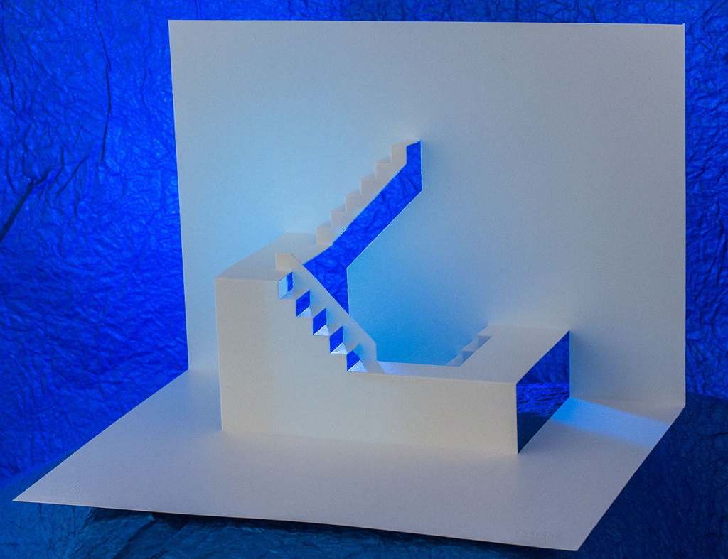 Dream Stairs Pop Up Card - Popup Card Shop